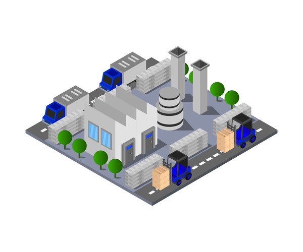 ArtStation - Isometric industry | Artworks