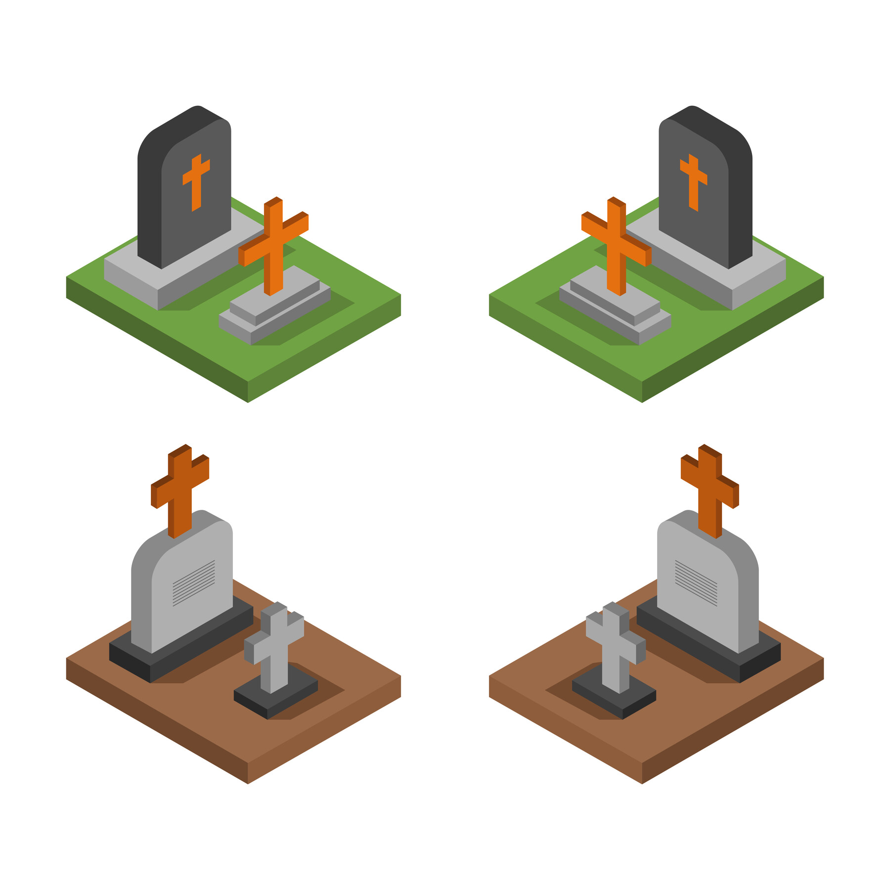 ArtStation - Isometric tombstone | Artworks