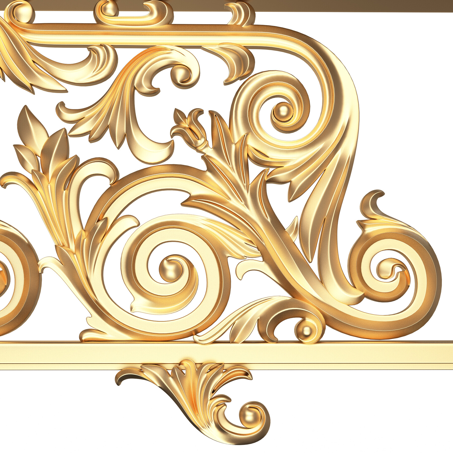 ArtStation - Classic İron Railing 01 | Resources