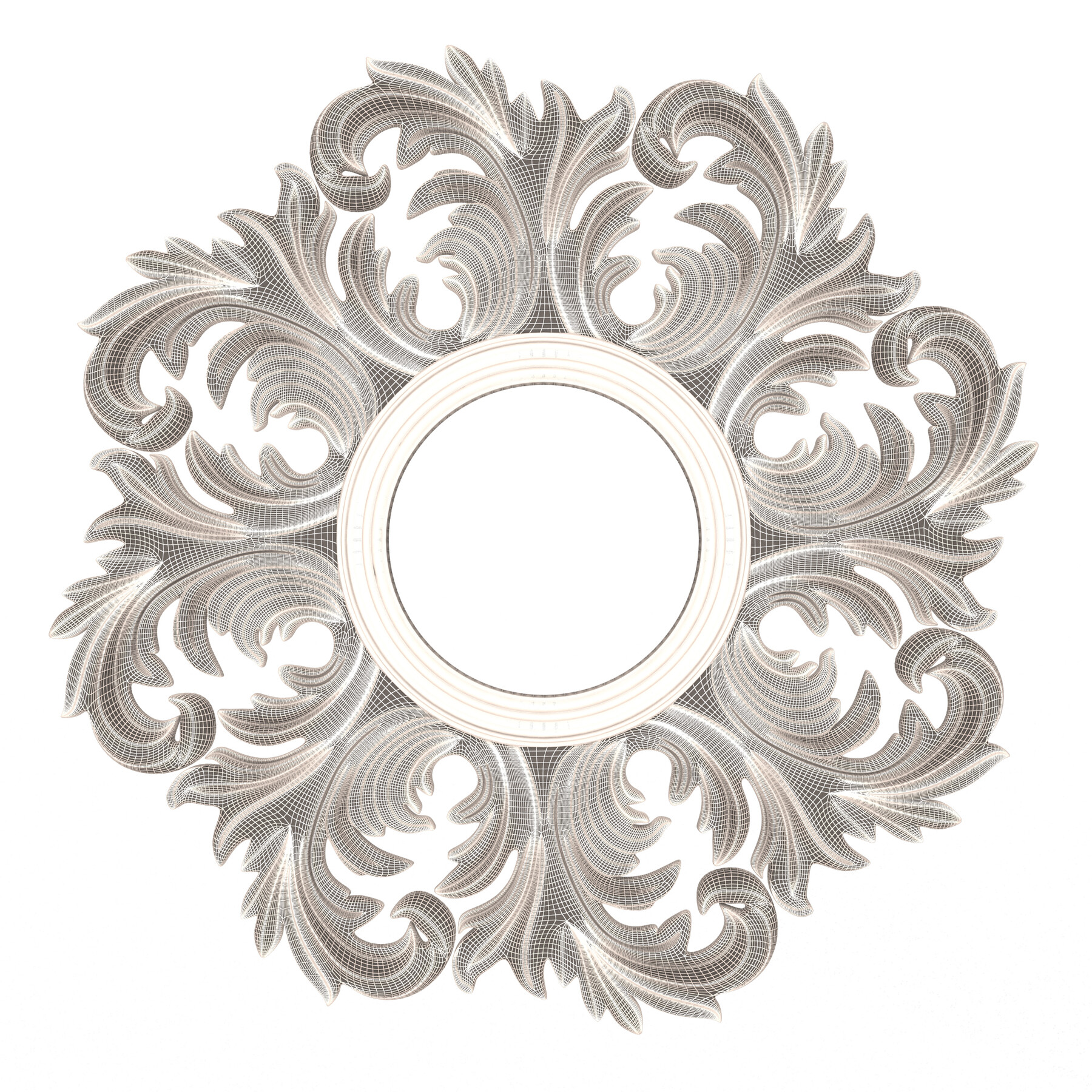 ArtStation - Classic Round Mirror | Resources