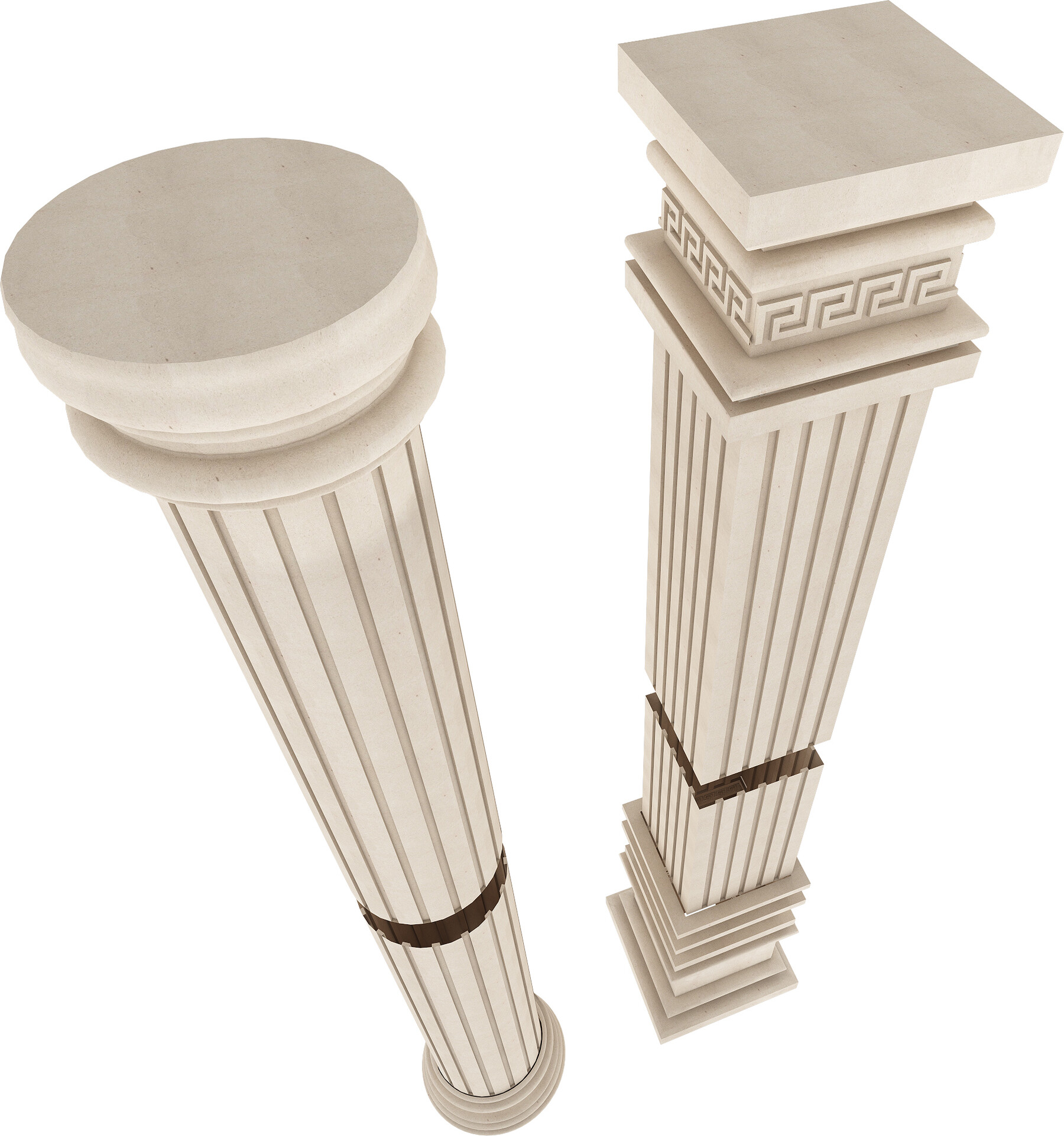 ArtStation - Column Plaster Molding Decoration | Resources