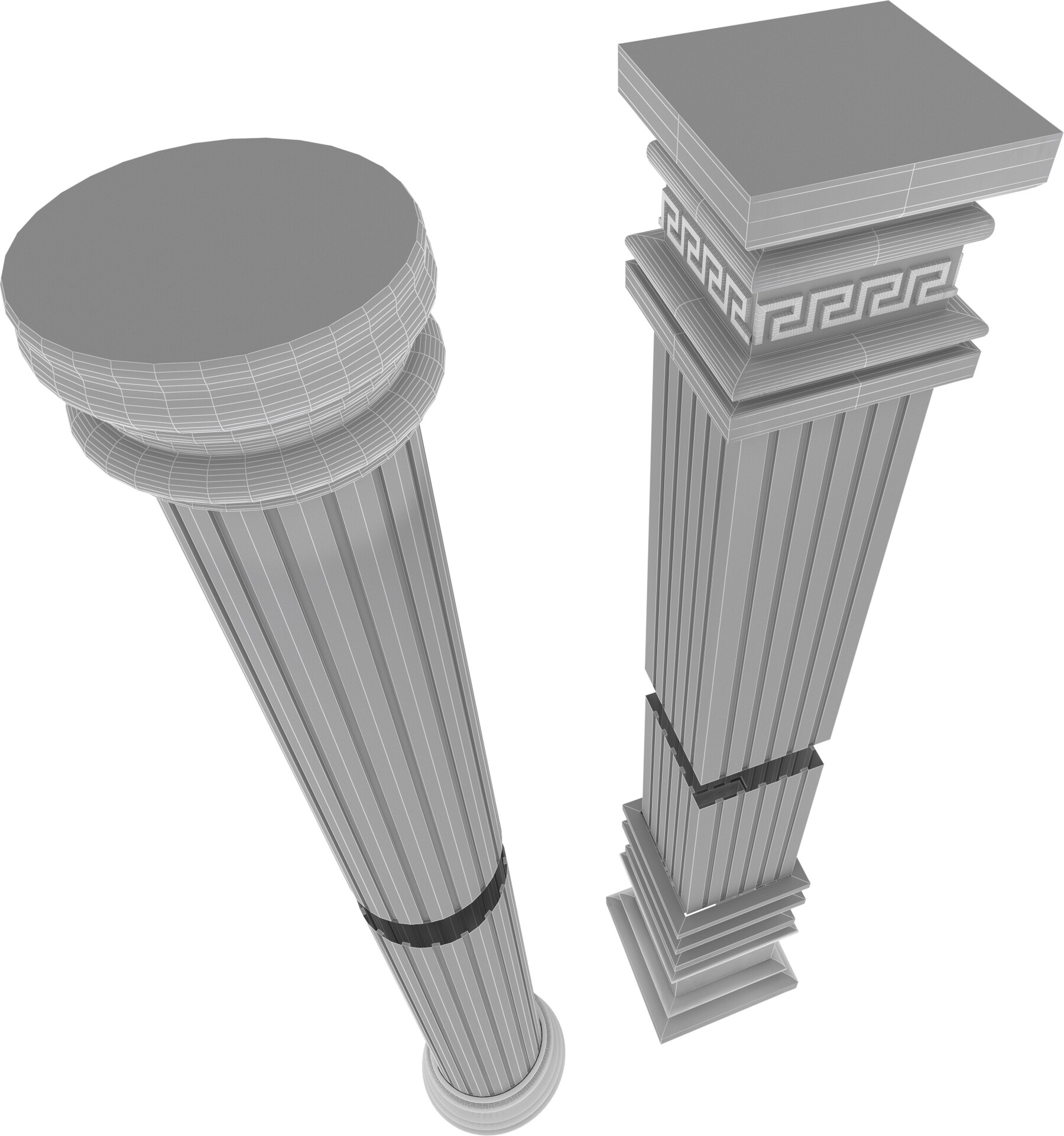 ArtStation - Column Plaster Molding Decoration | Resources