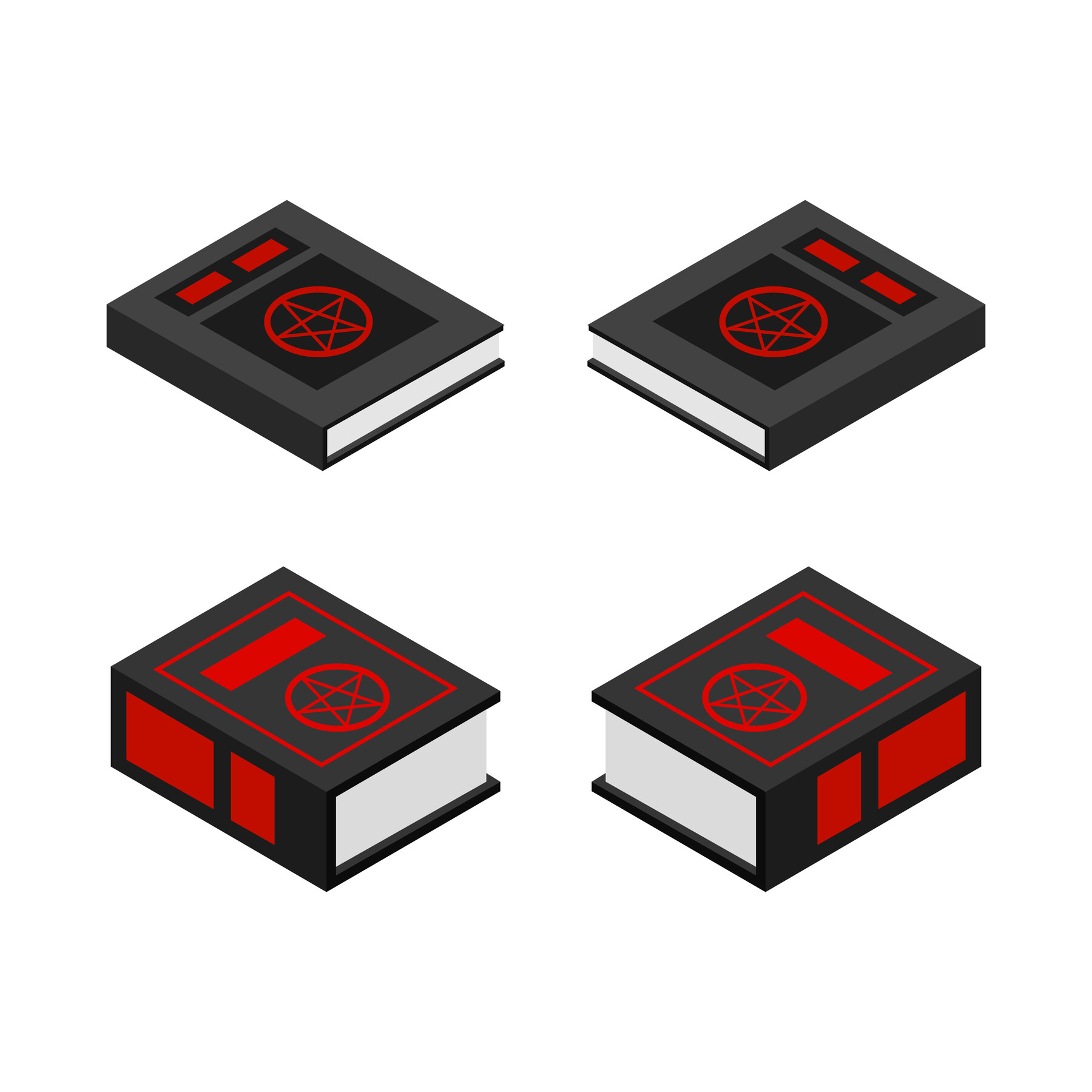 ArtStation - Isometric satanic book | Artworks