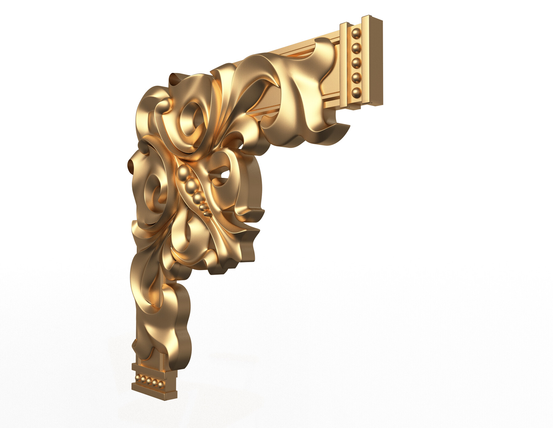 ArtStation - Corner Carved Plaster Molding Decoration 04 | Resources