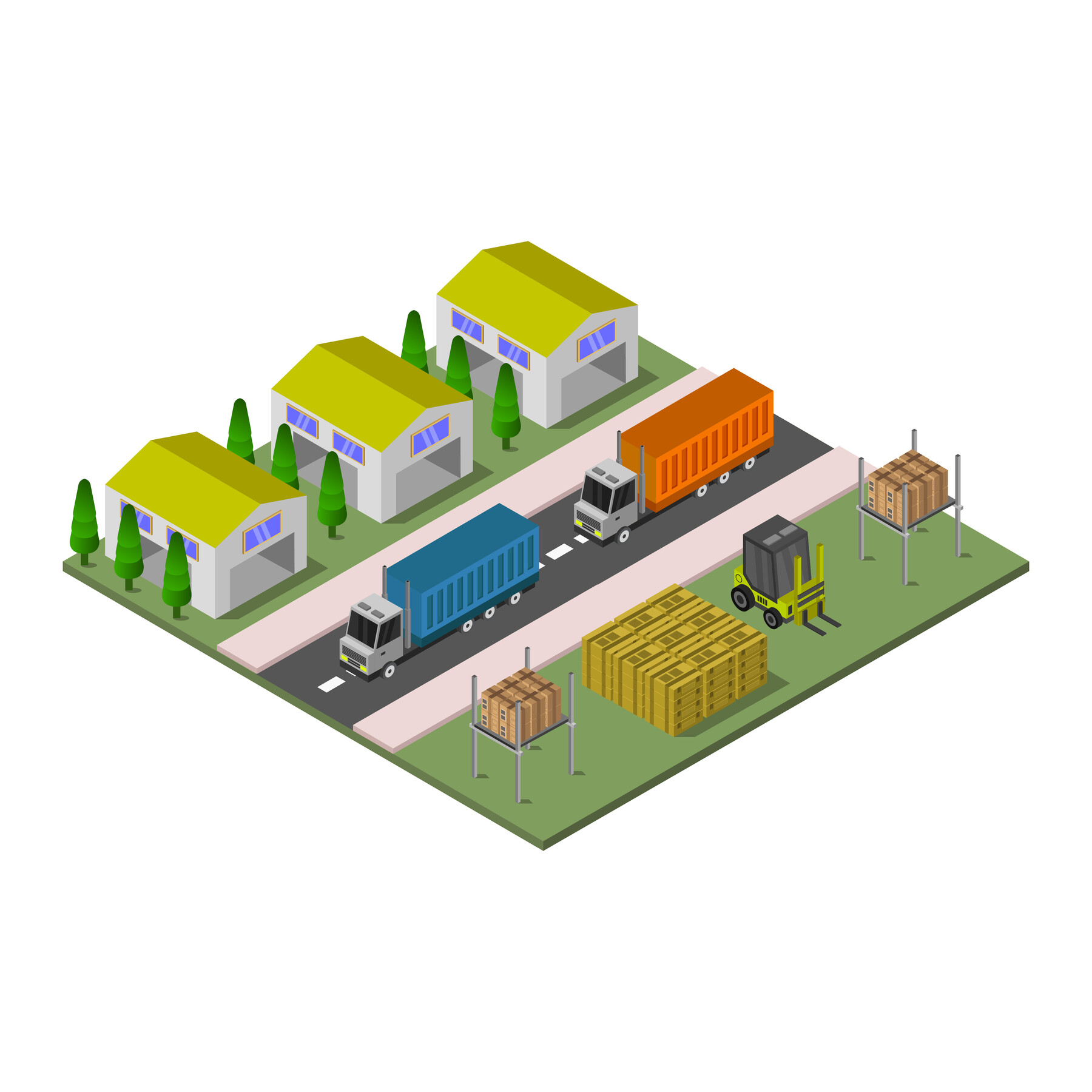 ArtStation - Isometric warehouse | Artworks