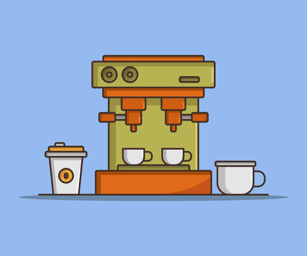 ArtStation - Coffee machine | Artworks