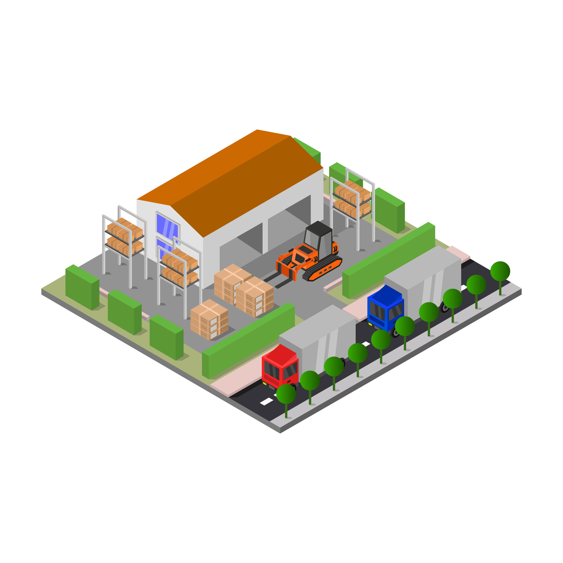 ArtStation - Isometric warehouse | Artworks