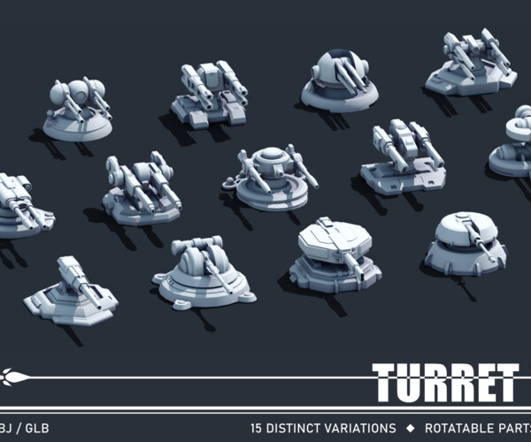 ArtStation - Turret Pack | Resources