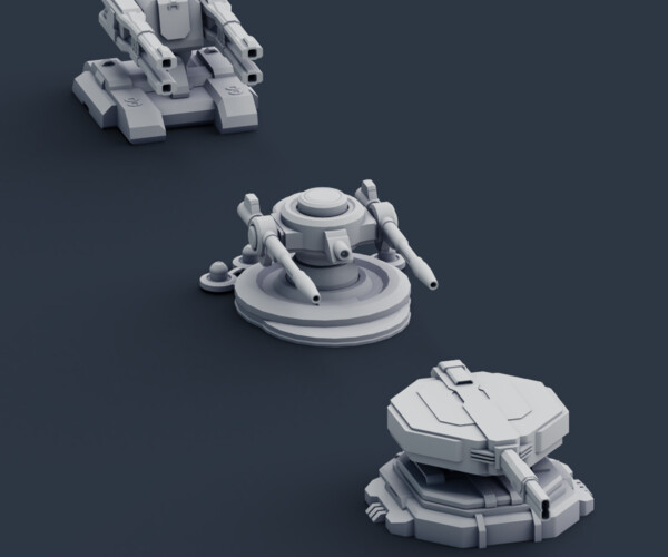 ArtStation - Turret Pack | Resources