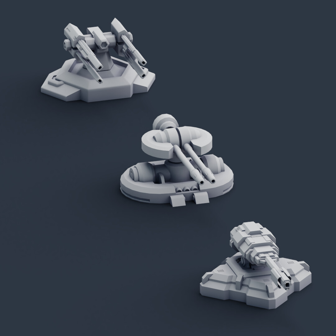 ArtStation - Turret Pack | Resources