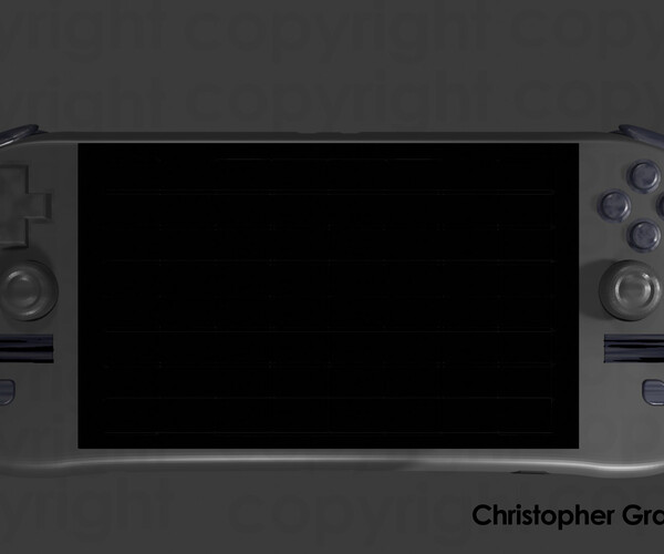 ArtStation - DIY HandHeld Console (WII Com) | Resources