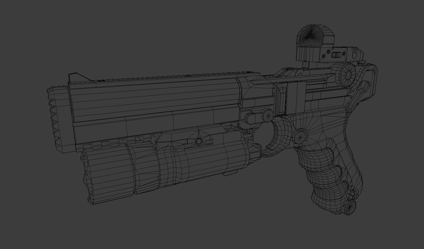 ArtStation - Luger P08 Desert Tacticool | Game Assets