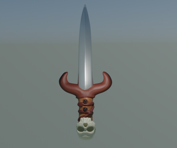 ArtStation - 3D Dagger (Stylized Blender Artwork) | Game Assets