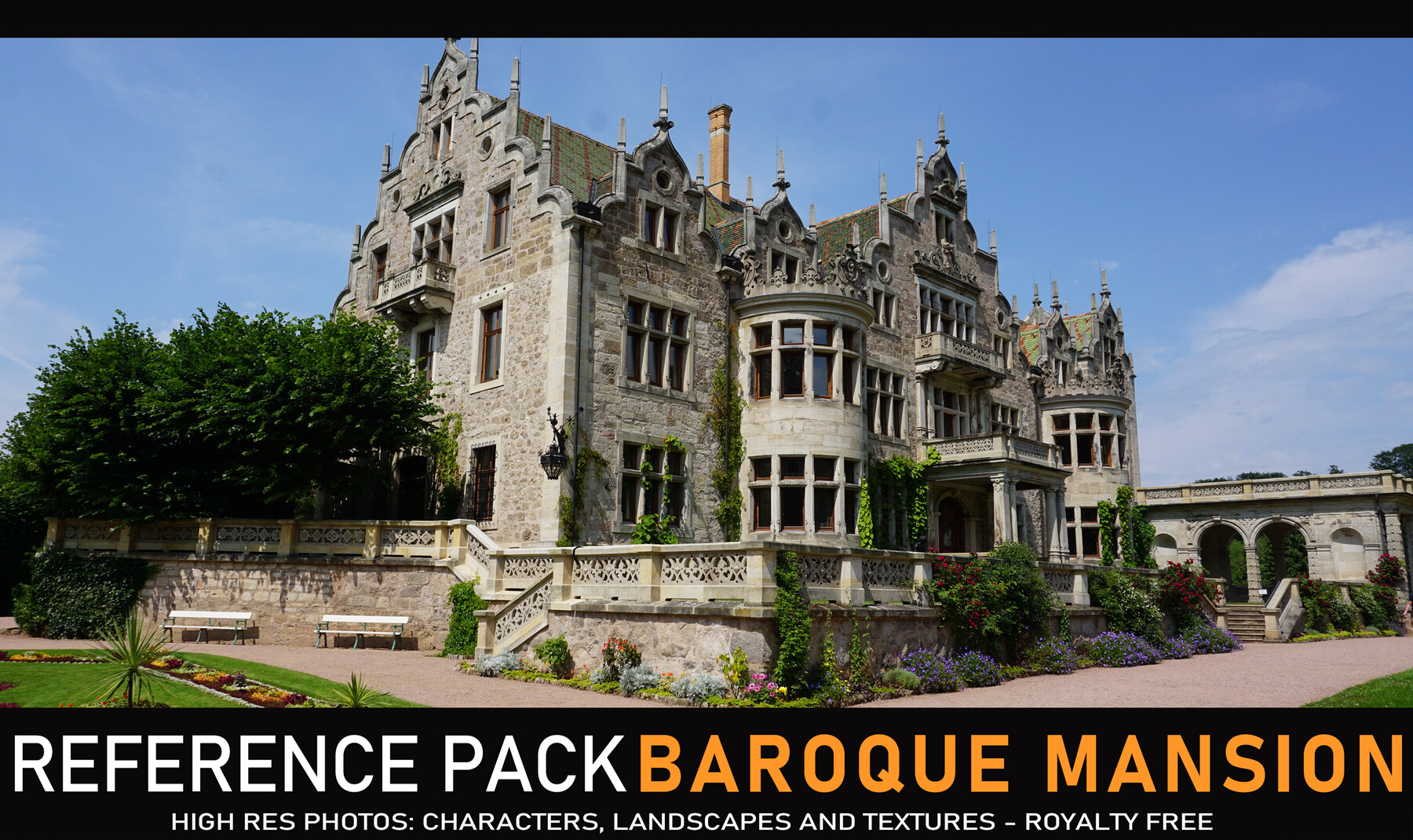 ArtStation - Baroque Mansion | Resources