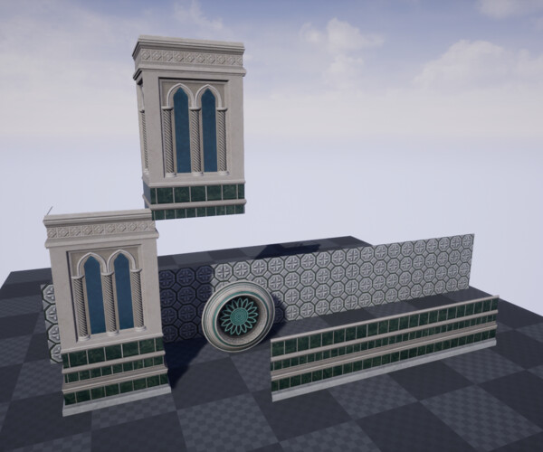 ArtStation - Trim Sheet & Modular piece for games | Game Assets