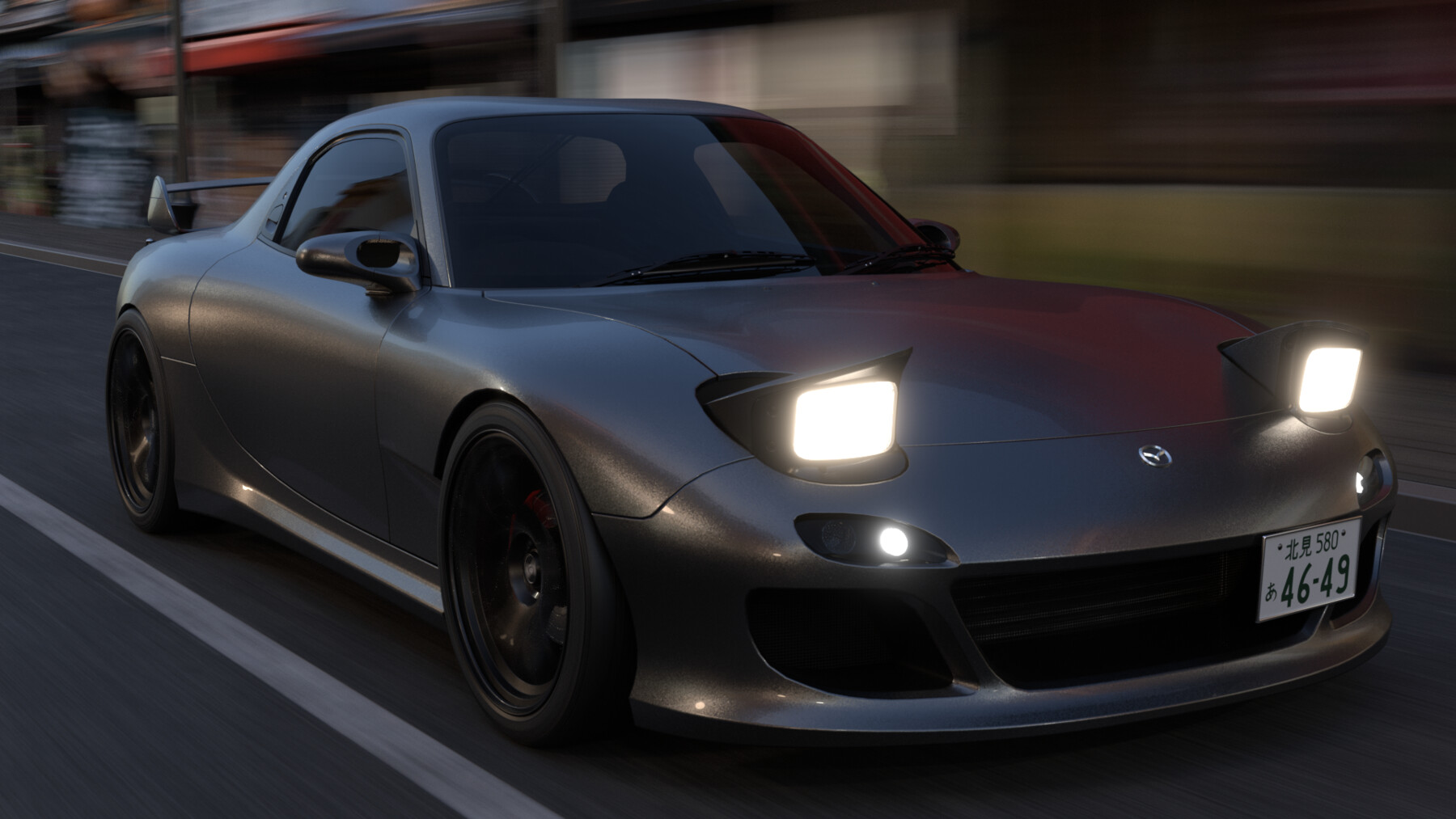 ArtStation - Mazda RX-7 | Game Assets