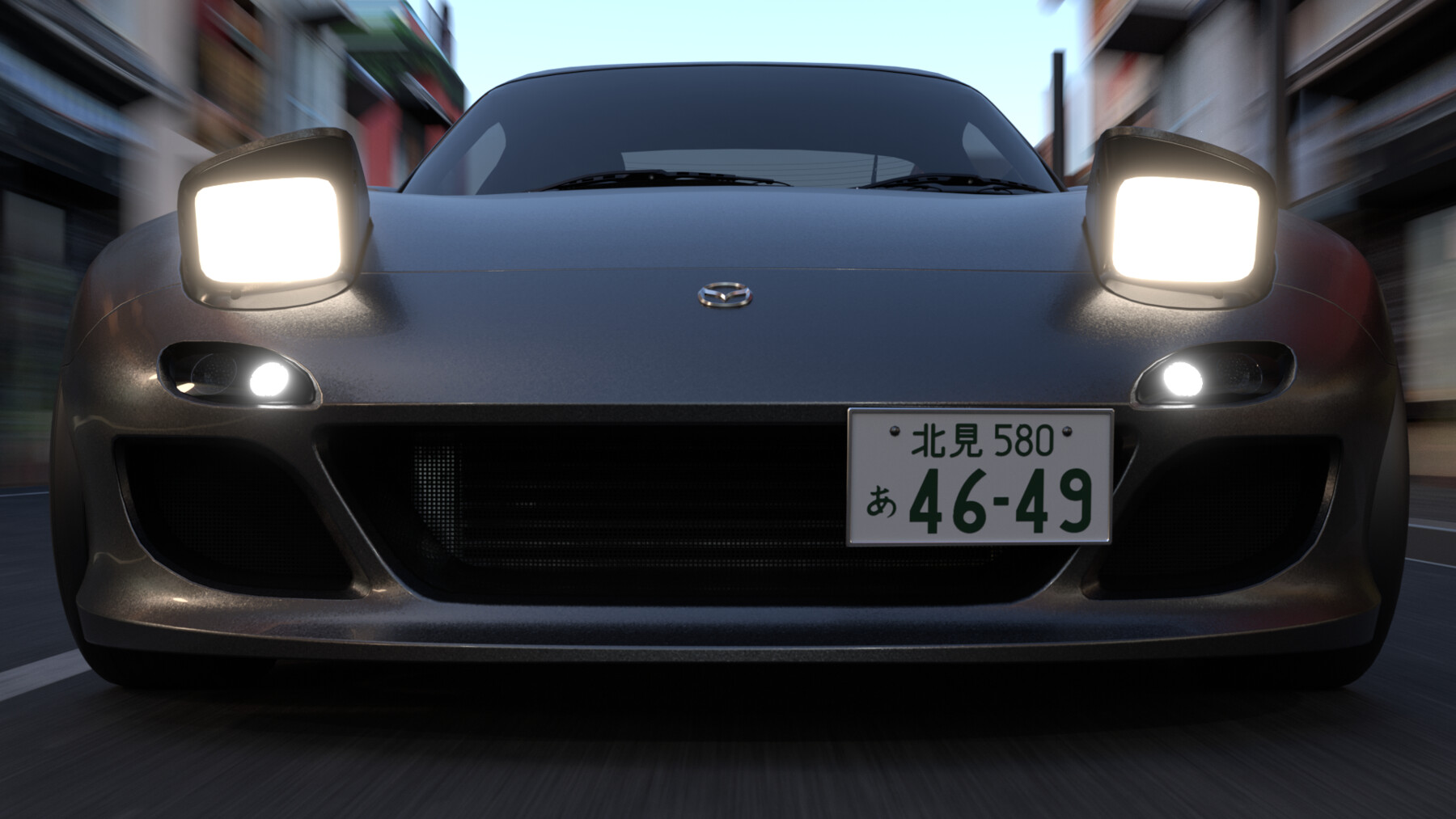 ArtStation - Mazda RX-7 | Game Assets