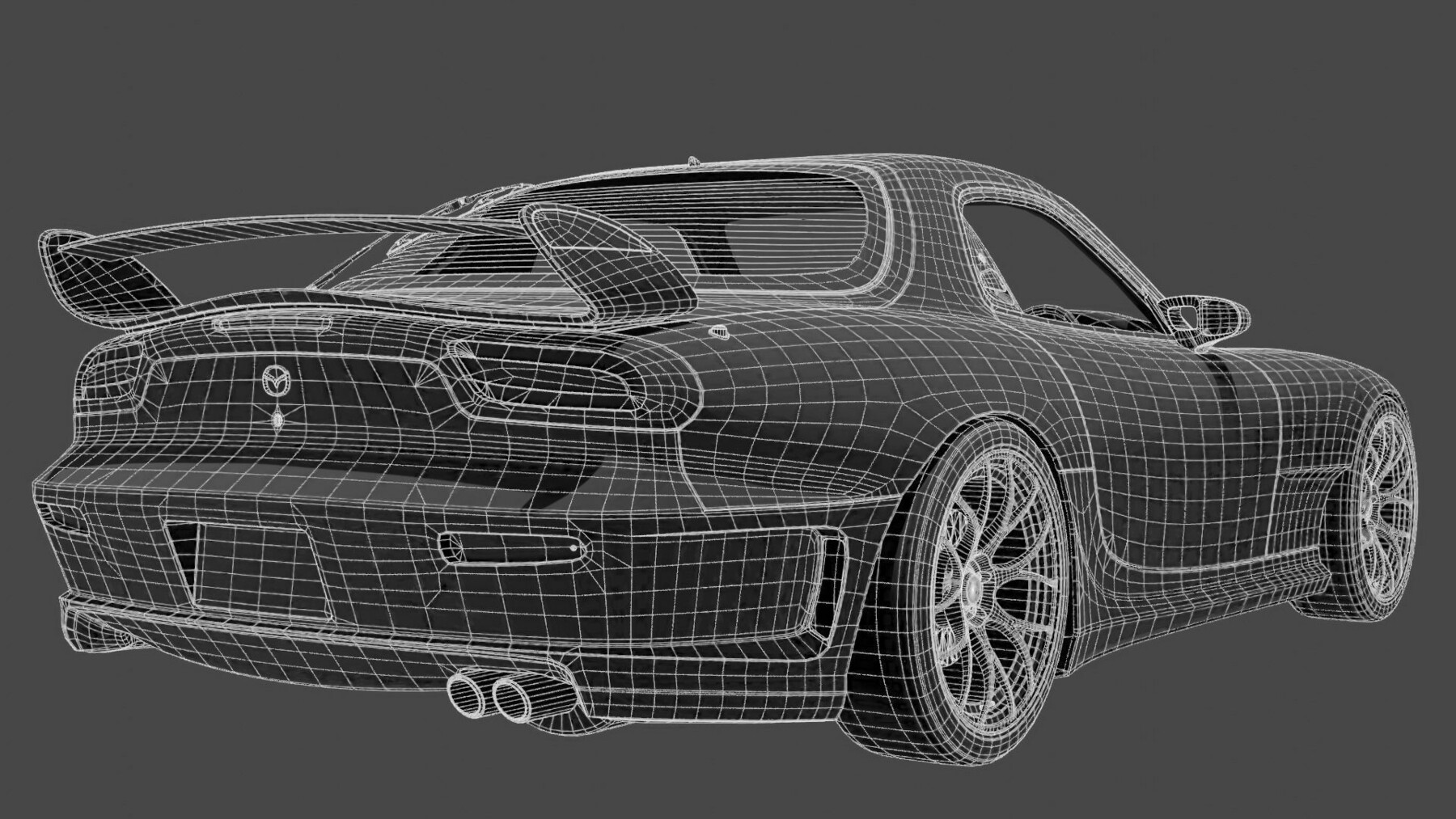 ArtStation - Mazda RX-7 | Game Assets