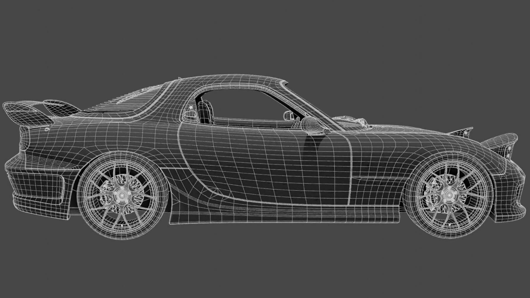 ArtStation - Mazda RX-7 | Game Assets