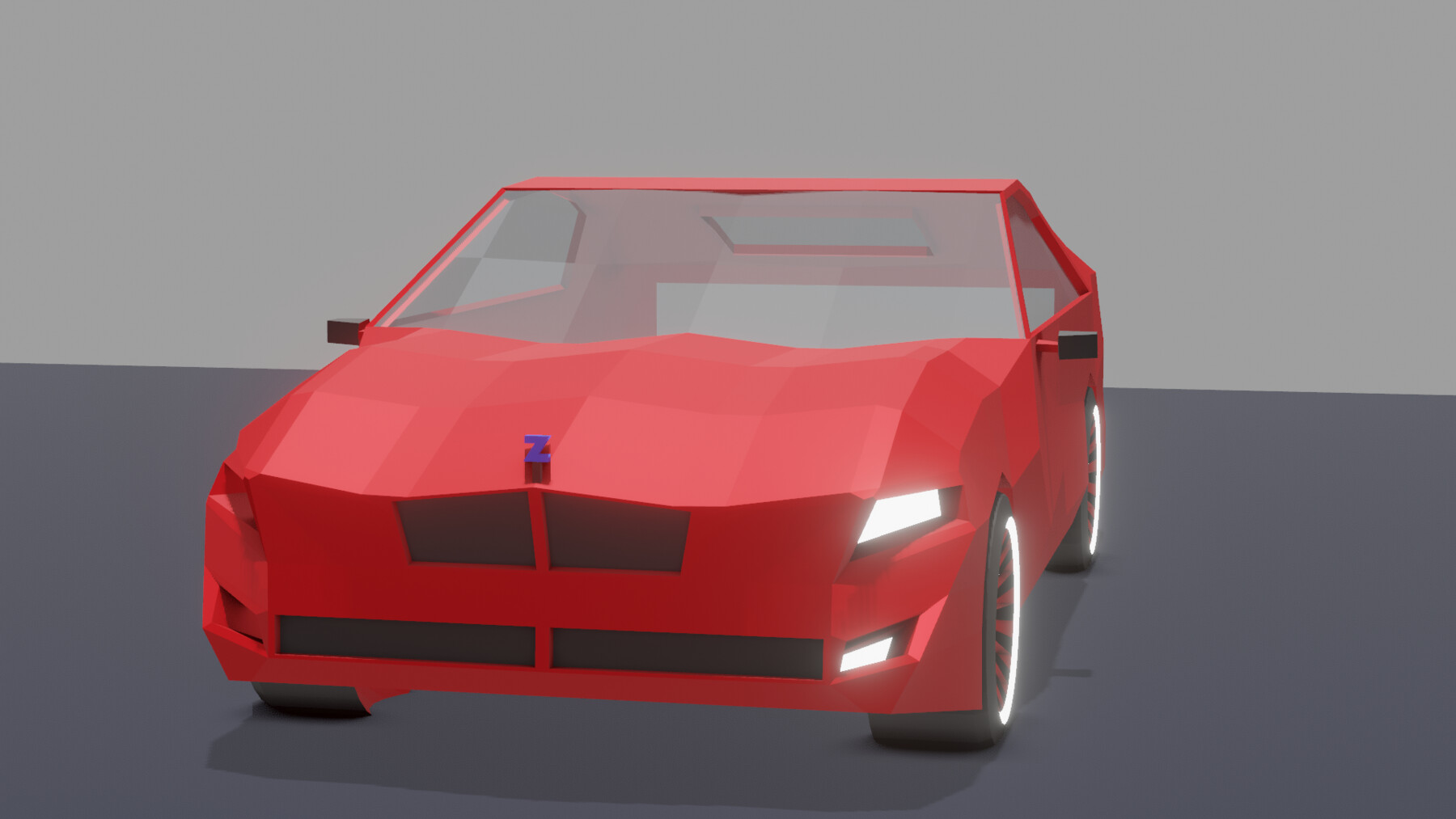 ArtStation - Low Poly Sports Car | Game Assets