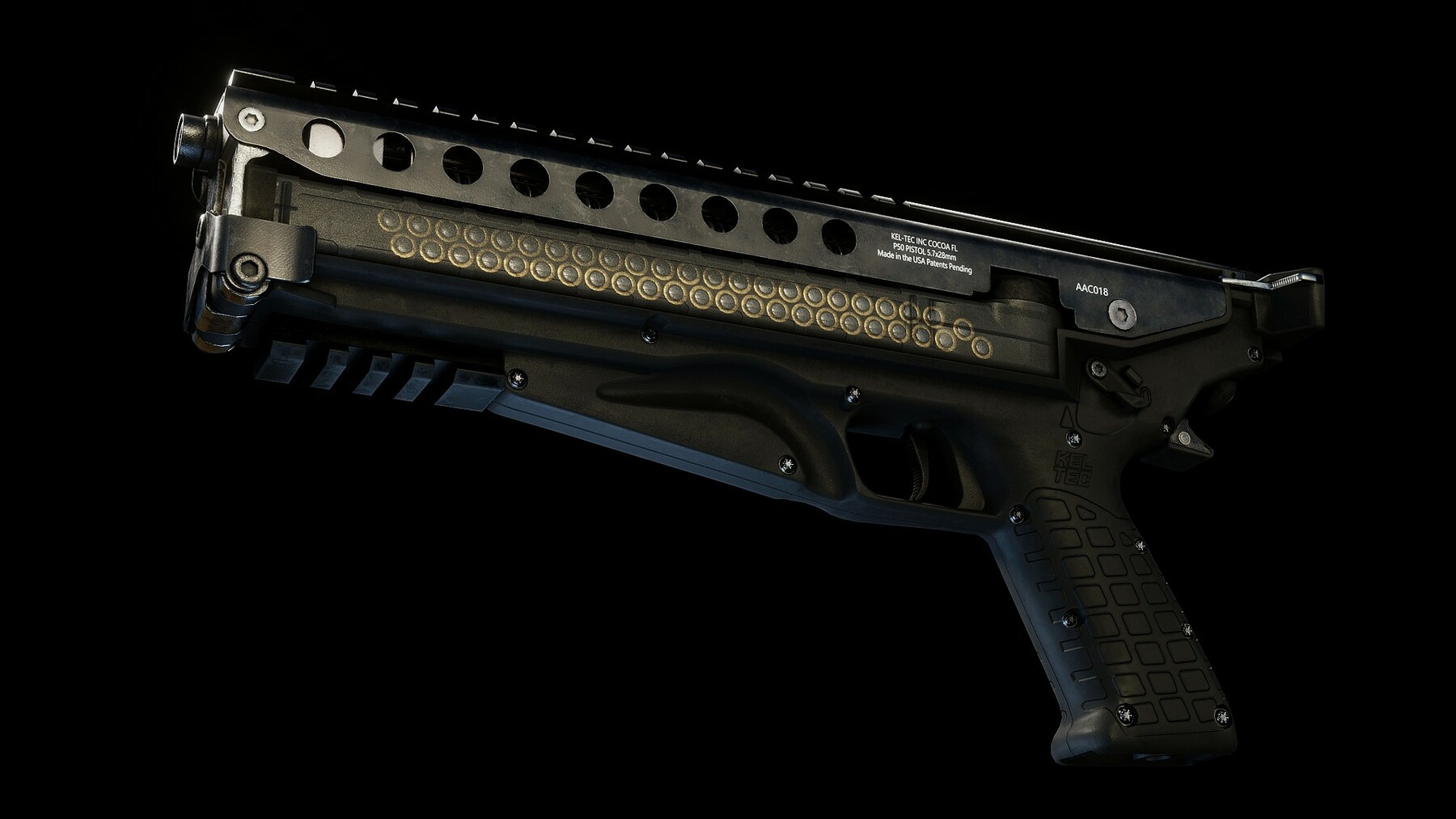 ArtStation - KelTec P50 pistol | Game Assets