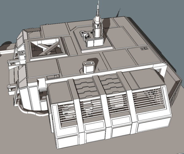 ArtStation - Sci-Fi RPG House with Interior (2017) | Resources