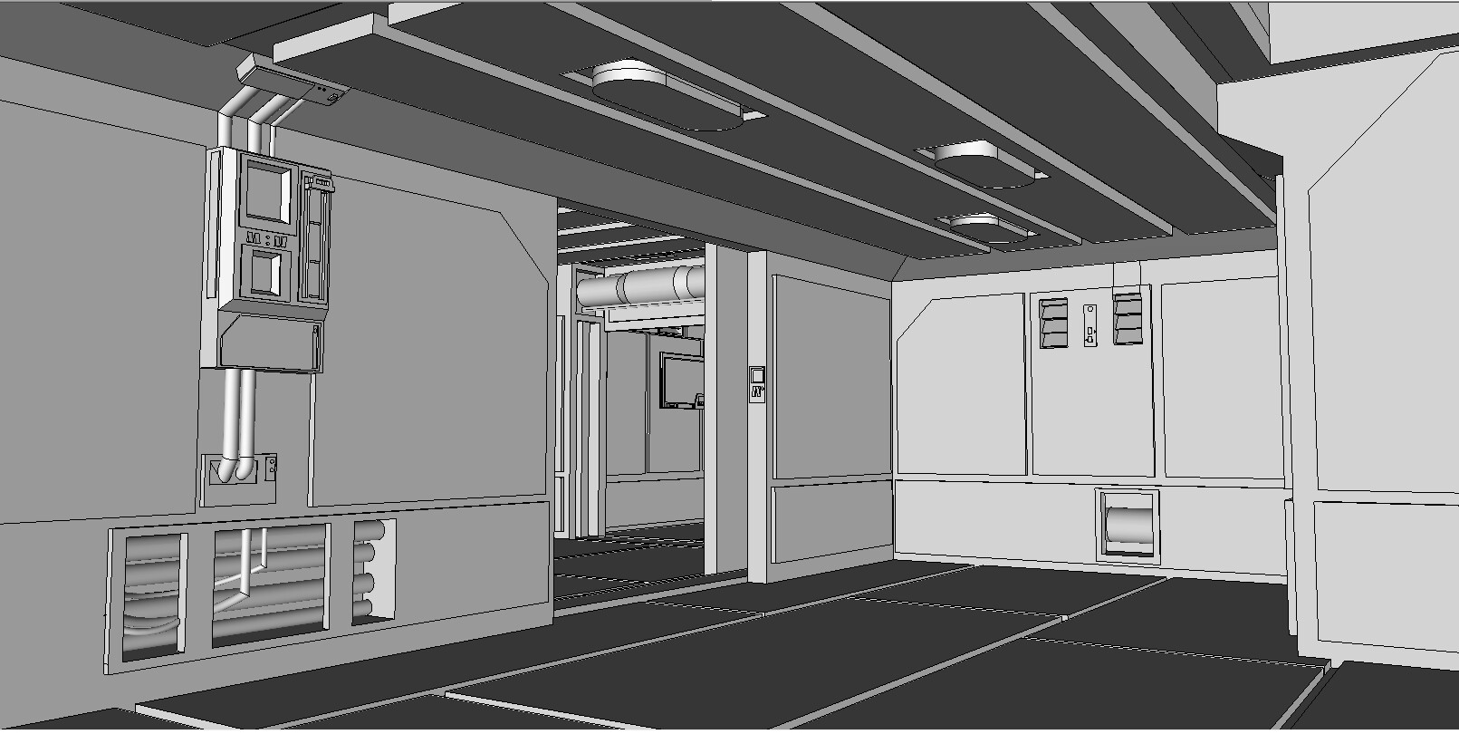 ArtStation - Sci-Fi RPG House with Interior (2017) | Resources