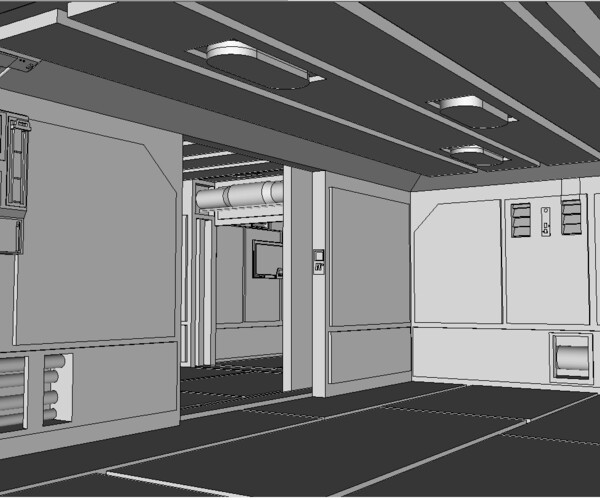 ArtStation - Sci-Fi RPG House with Interior (2017) | Resources