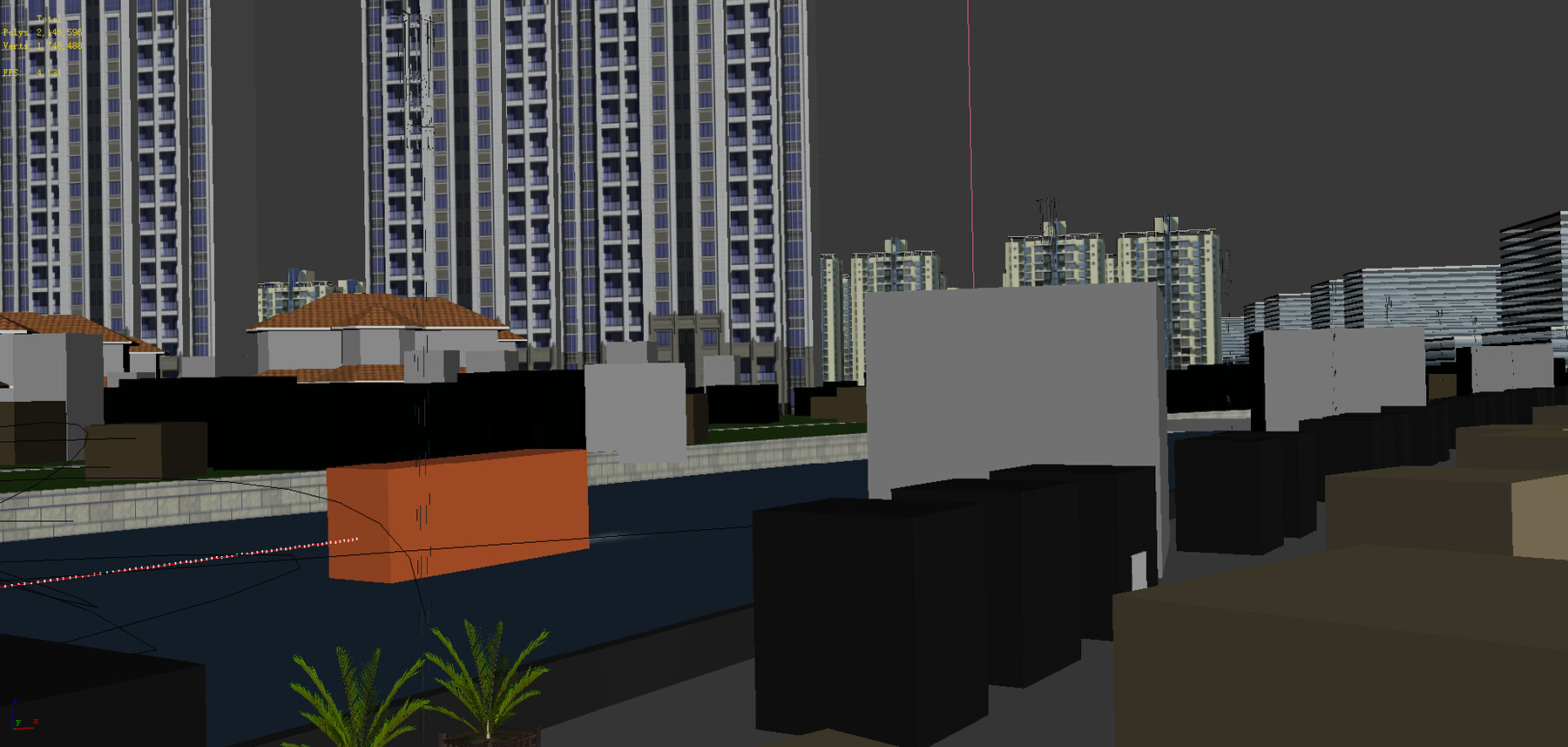 ArtStation - Riverside Large-scale Residential Building | Resources