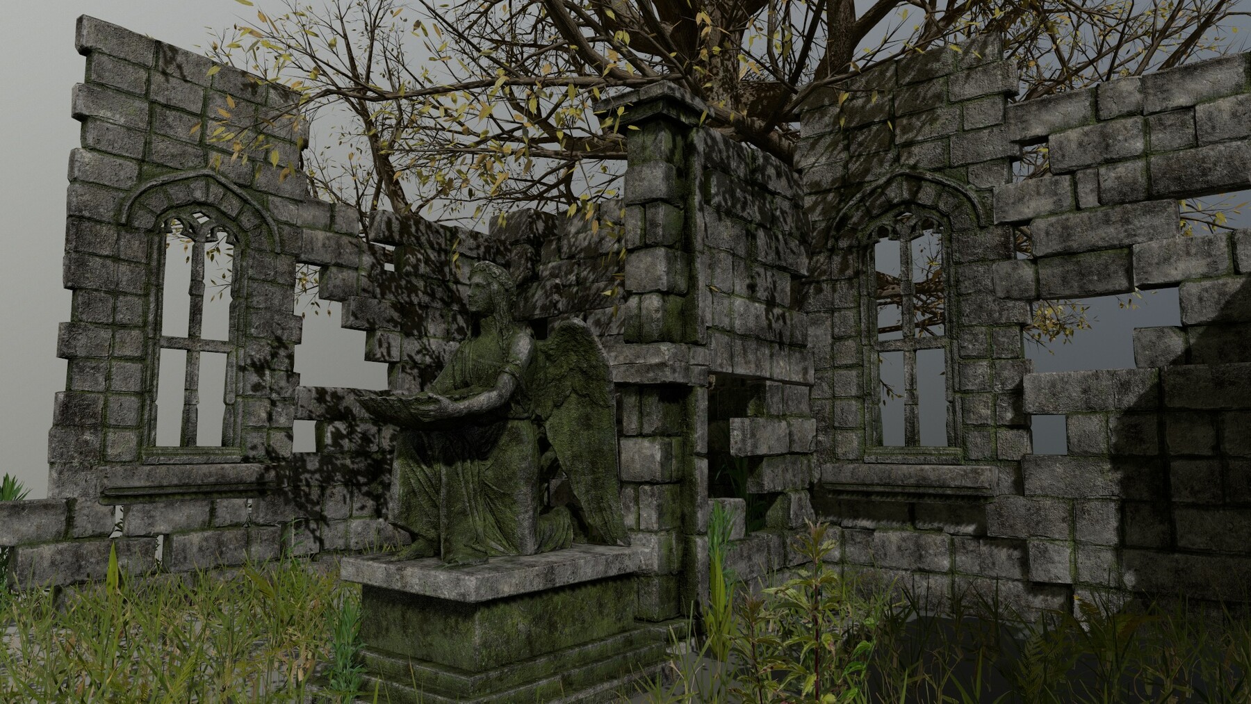 ArtStation - ruin set | Game Assets