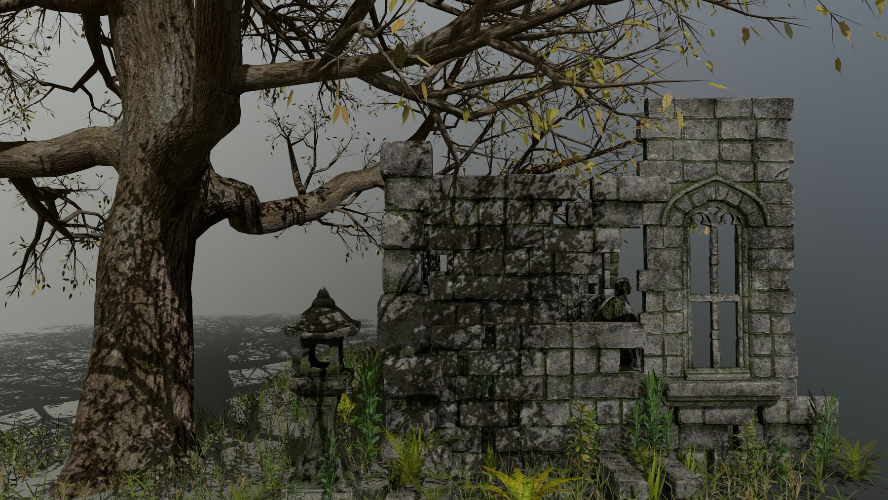 ArtStation - ruin set | Game Assets