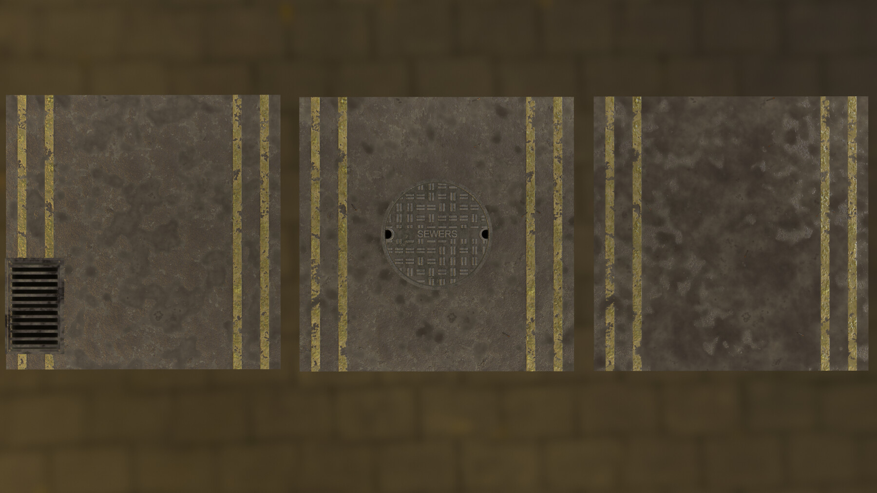 ArtStation - Alley Way Floor Material - Substance Designer | Game Assets