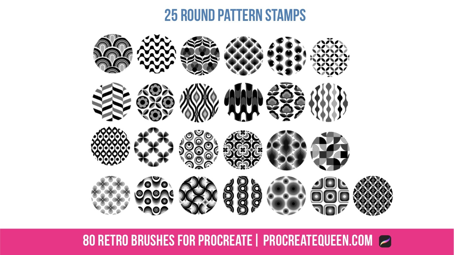 ArtStation - Retro pattern brushes | Brushes