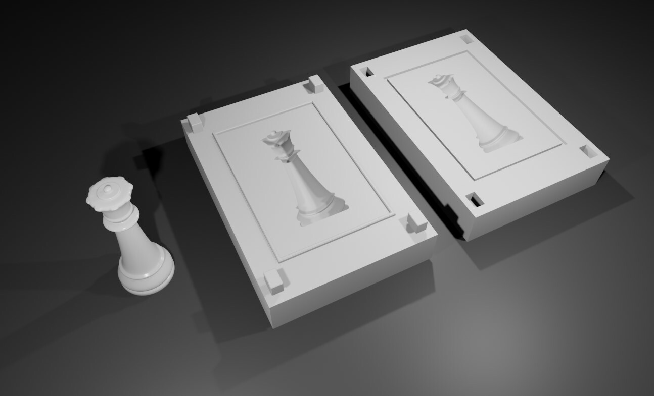 ArtStation - Mold for Chess Game Pieces - Full Pack | Game Assets