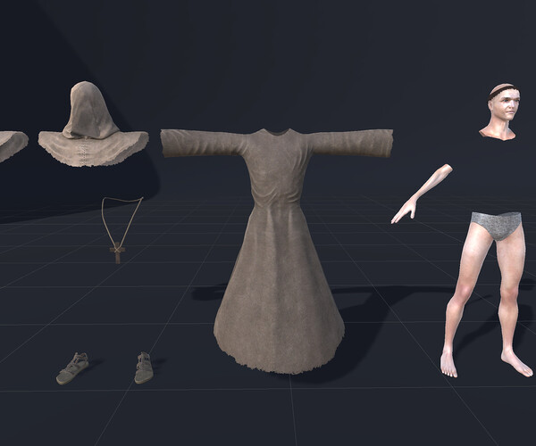 ArtStation - Medieval NPC pack | Game Assets