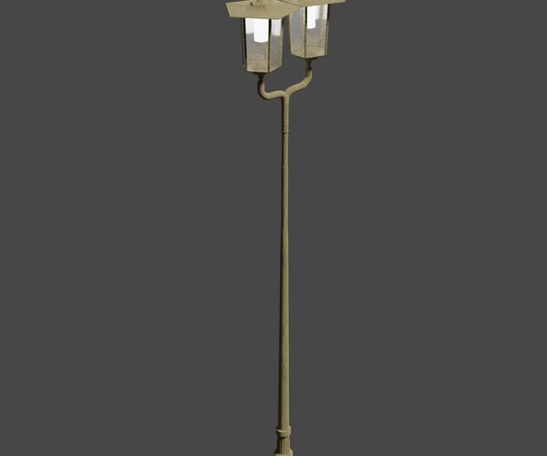 ArtStation - Old City Lamp 1 - 3D-Model | Game Assets