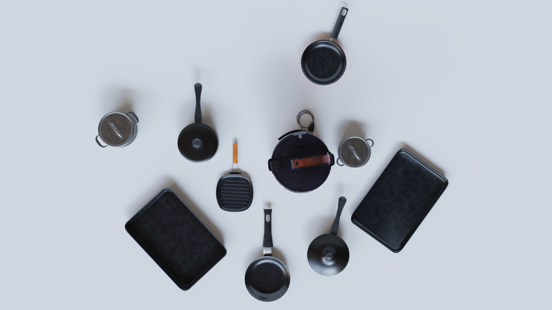 ArtStation - Cookware Set - Low Poly | Game Assets