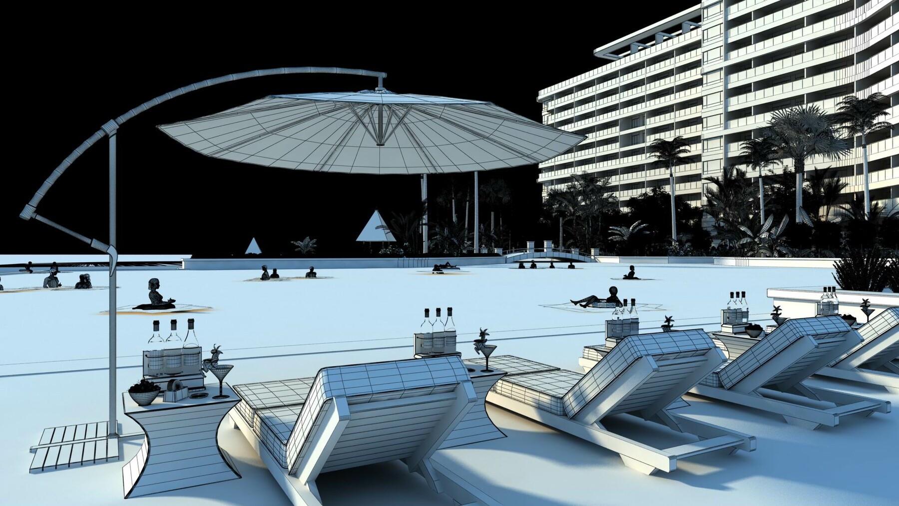 ArtStation - Beach - Swimming Pool - Hotel - Vacation | Resources