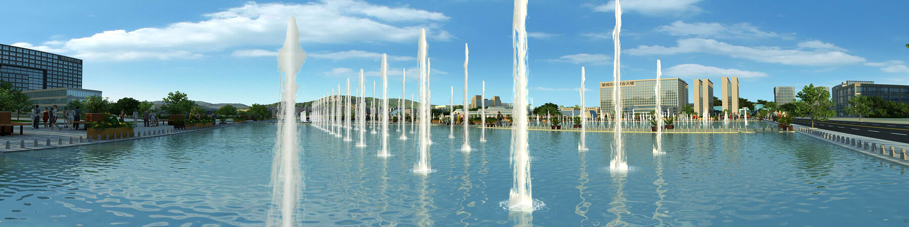 ArtStation - Commercial Plaza Fountain Design | Resources