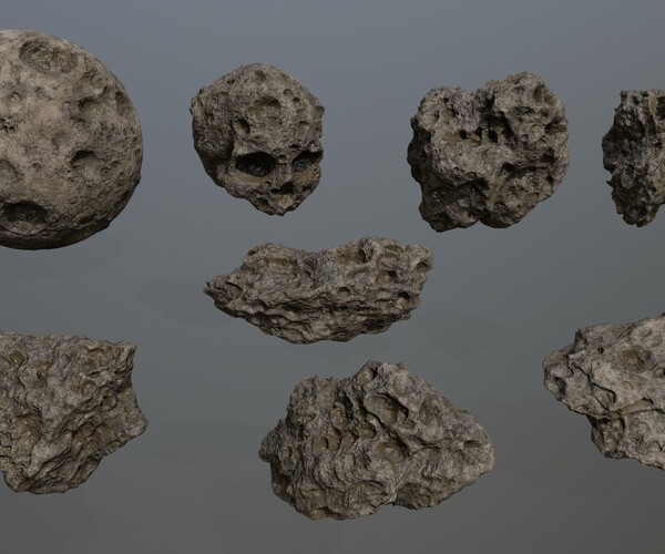 ArtStation - Asteroid Set | Game Assets