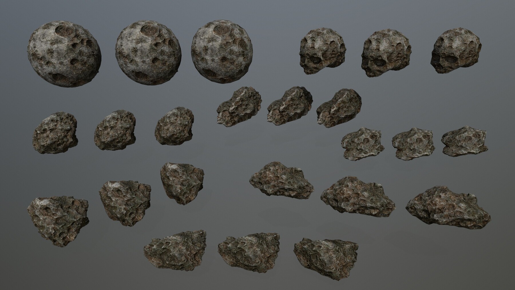 ArtStation - Asteroid Set | Game Assets