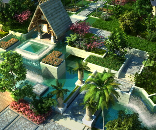 ArtStation - Community decoration river 01 | Resources