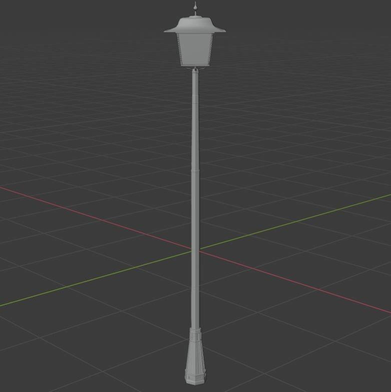 ArtStation - Old City Lantern 1 - 3D-Model | Game Assets