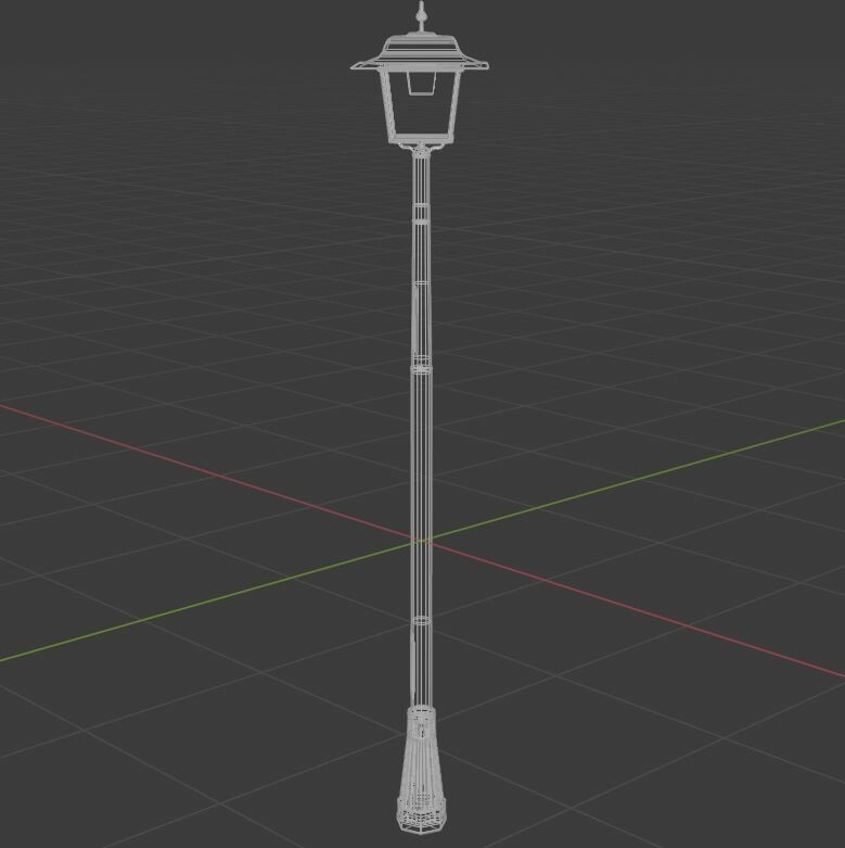 ArtStation - Old City Lantern 1 - 3D-Model | Game Assets