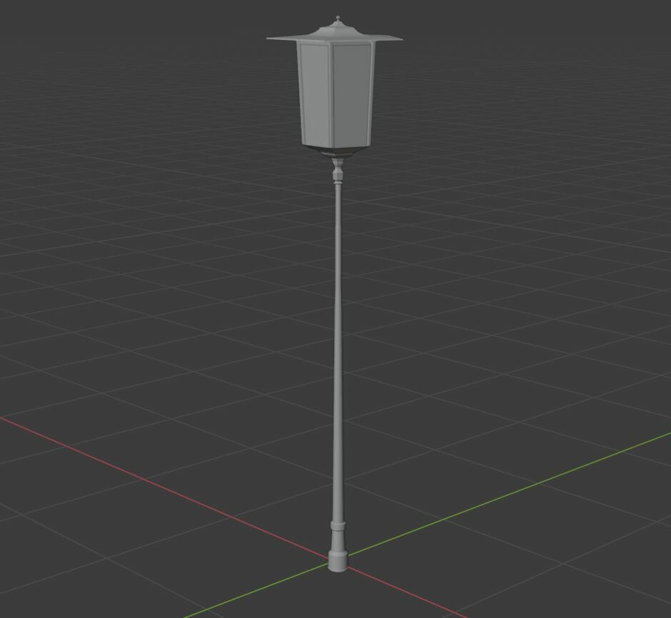ArtStation - Old City Lantern 2 - 3D-Model | Game Assets