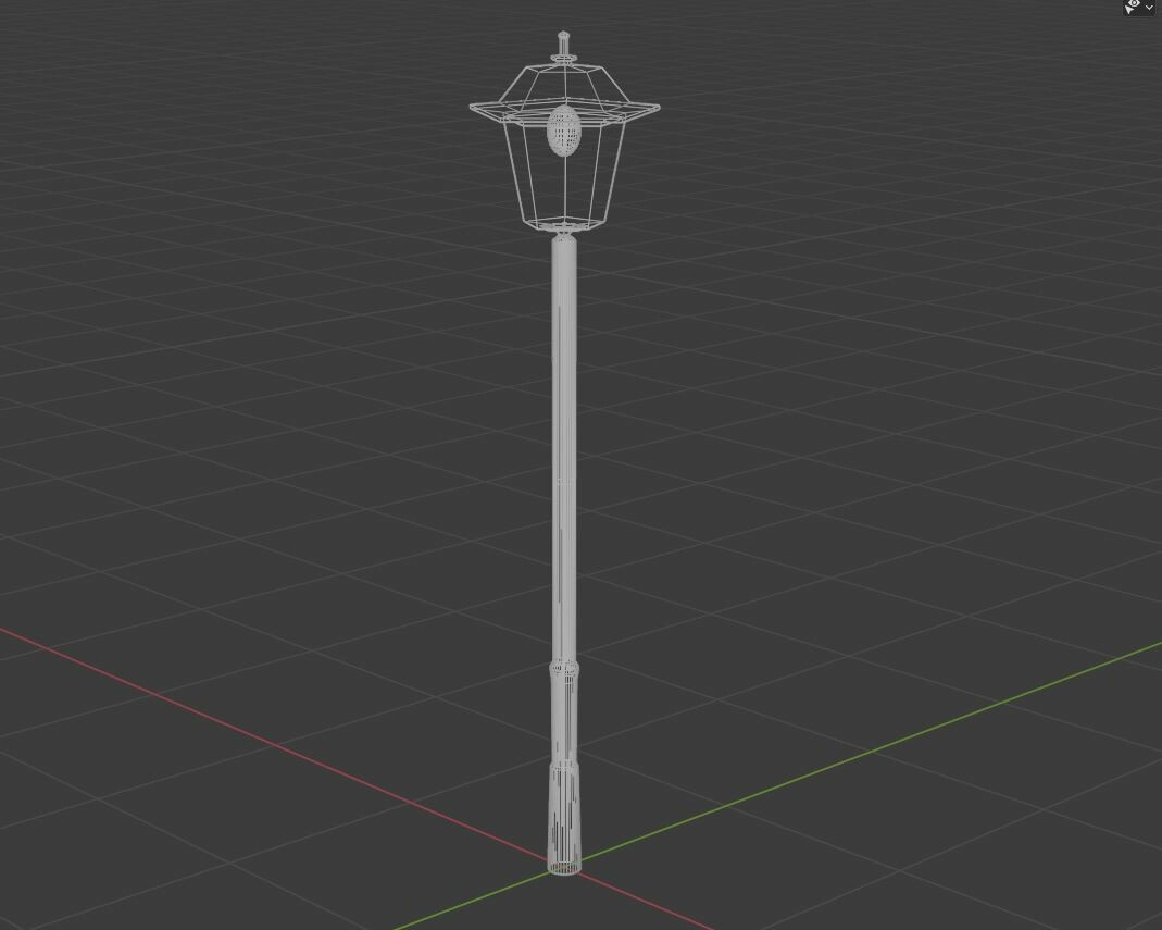 ArtStation - Park Lantern 1 - 3D-Model | Game Assets