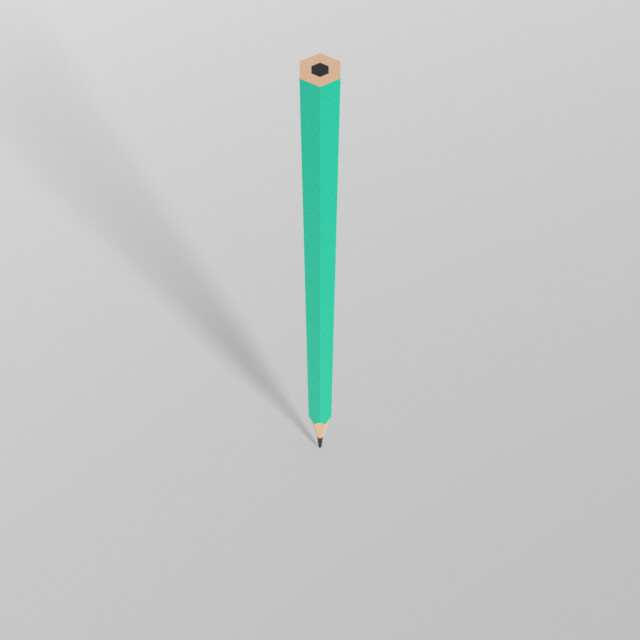 ArtStation - 3D Low poly pencil | Resources