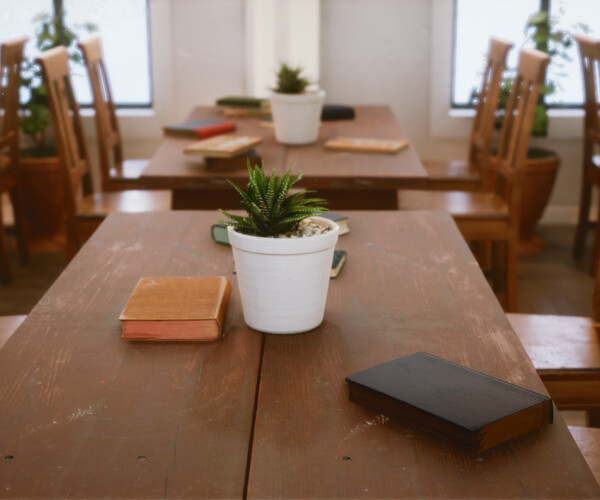 Artstation Modern Library Unreal Engine Environment Game Assets