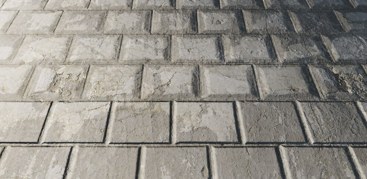 ArtStation - Concrete Brick Wall Texture | Game Assets