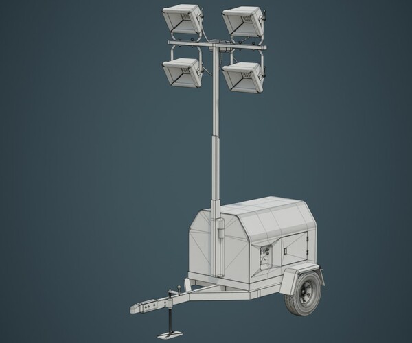 ArtStation - Light Tower 2A | Game Assets